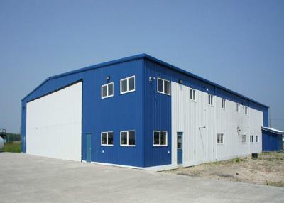 Chine Le cadre portail léger industriel 60m/S a préfabriqué le hangar de bâtiment de structure métallique à vendre