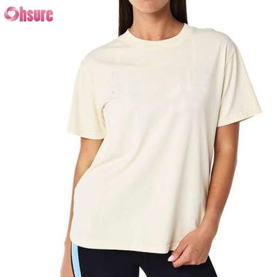 China 2025 High Quality Women Girls Premium Cotton Crewneck Sport Daily Wear-Quick-Dry Breathable Hide Tummy Fabric-Sizes X-XXL for sale