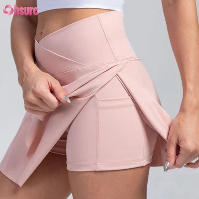 China 2 in 1 Loose Sports Shorts High Waist Softy Wear Design Gym Wear for Women for sale