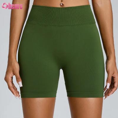 China Seamless Fitness Short Leggings Women High Waist Hip Lifting Sports Shorts Spandex Nylon Quick Dry Yoga Shorts for Women Sexy for sale