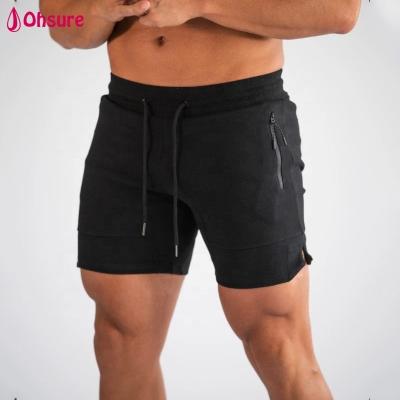China Custom Man Sweat Sports Shorts Mens Workout Clothing Running Compression Gym Sweat Athletic Shorts for sale