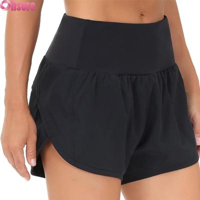 China Oem Service Sports Bottoms Multi Functional Sports Shorts High Waist Comfortable Sports Shorts for Women for sale