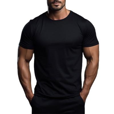 China Wholesale Customize Men High Quality Cotton White Casual Printed Gym Fashion Baggy Sportswear Black Gym T-shirts for Men for sale