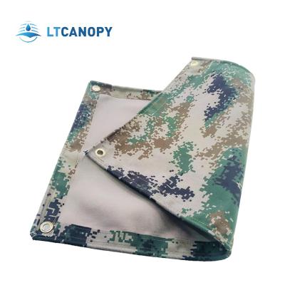 China Litong Wholesale Canvas Tarps for Outdoor Tent with Customized logo Tarps Car Cover Waterproof Fabric for sale