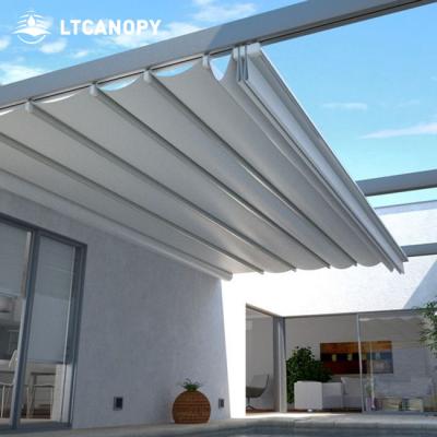 China Litong High Quality Factory Direct Price Outdoor Awning Cover Sunshade Shelter Use Waterproof Pvc Coated Tarpaulin Customized for sale