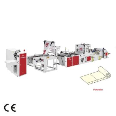 China Heavy Duty Refuse Sacks Bag In Roll Making Machine 80pcs/Min for sale