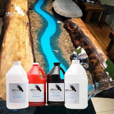 中国 カウンタートップのDiyのエポキシのゆとりの液体のエポキシ樹脂木のための2部の明確なエポキシ樹脂 販売のため