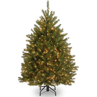 Cina Bedroom/Living Room/Wardrobe/Bar Mini Christmas Tree Artificial Green White First Light Include Stand 4 Legs in vendita