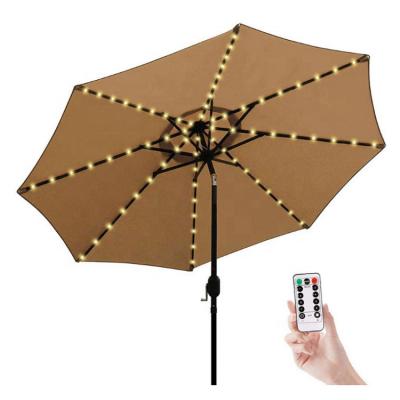 Cina Outdoor led string lights patio umbrella with led string lights battery box light with remote control for sun umbrella led string lights in vendita