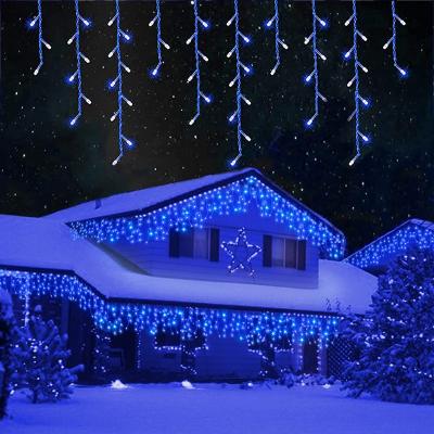 Cina Faceted Xmas Decorations Outdoor 3m*2m Cover 200 LED Icicle Christmas Lights 8