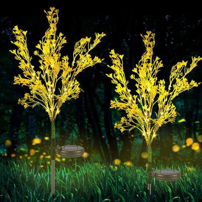 Cina Dawn Garden Solar Powered Garden Yard Lawn Pathway Outdoor Decorative Solar Flower Lights Dusk Waterproof IP65 in vendita
