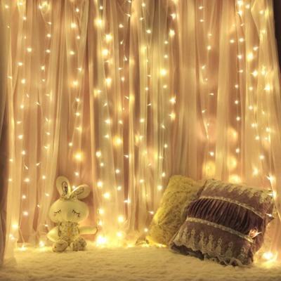 Cina 220V LED Lamp String Ice Bar Curtain Lamp Sky Star Decorative Light Curtain Lights Indoor Decoration in vendita