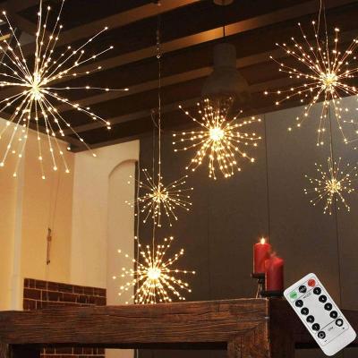 Cina / 200 LED Lights 8 Modes Copper Wire Christmas Party Fairy Lights Remote Control Waterproof Hanging Outdoor Lights in vendita