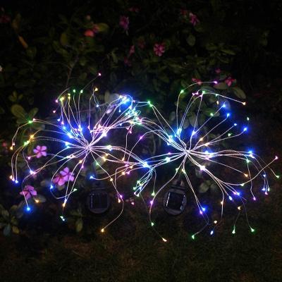 Cina / 120 Solar LED Lights Garden Landscape DIY Lamp Outdoor Christmas Party Fireworks Decorative Lights in vendita