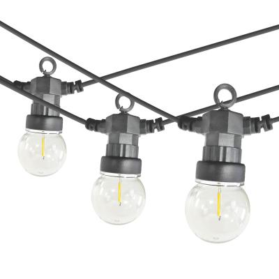 Cina 25FT G50 G40 Outdoor/Outdoor Waterproof Solar Light Bulb String Light Vintage Bulbs Indoor Christmas Type Hanging Patio in vendita
