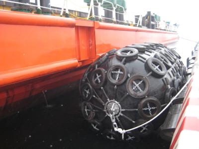China 3.3m Diameter × 6.5m Rubber van de meertrosstootkussens van de Lengte het Pneumatische Boot Te koop