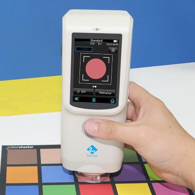 China 3nh CR8 Precision Spectrophotometer Lab Color Measuring Instrument for Plastic Ink Paint Mixing for Test Equipment for sale