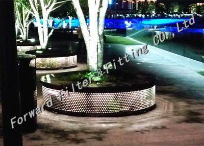 China Placa de metal perforada decorativa SS304/316 para construir la división interior, tamaño modificado para requisitos particulares en venta