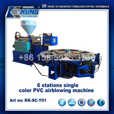 중국 6 Stations PVC Injection Molding Shoe Machine Multicolor Automatic 판매용