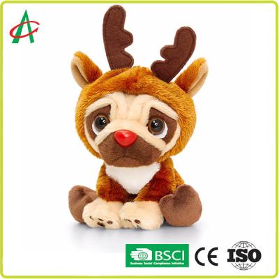 China brinquedos musicais do luxuoso de 12 polegadas, cão do Natal do canto do OEM colorido à venda