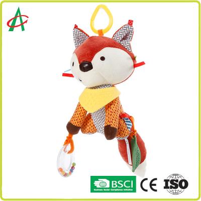 Cina musica sveglia di Fox di crepitio della peluche del bambino di 25cm che gioca norma EN71 in vendita