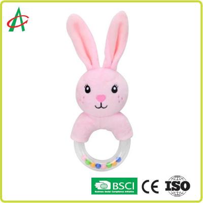 Cina Certificazione del CE del poliestere di crepitio 100 della peluche del bambino del coniglio 21x8.5cm in vendita