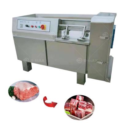 Chine Utilisation commerciale Machine de découpe automatique complète de viande congelée pour découper de la viande tranchée à vendre