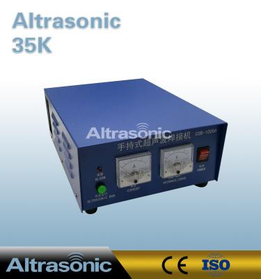 Cina tipo di rivettamento ultrasonico termoplastico di titanio portatile della pistola della saldatrice 35Khz in vendita