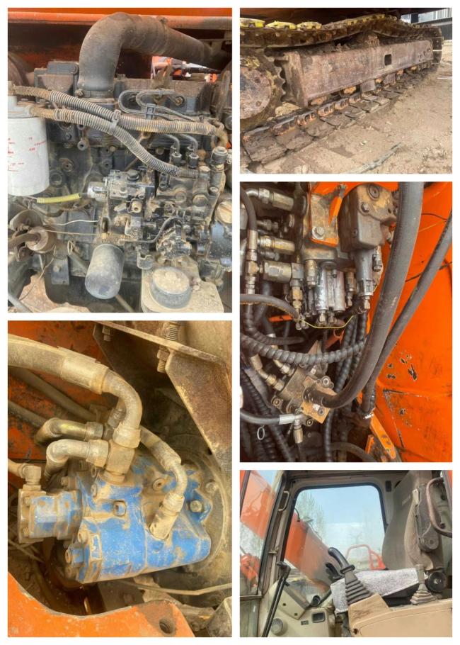 Used Doosan 80G Excavator Bucket Digger Heavy Machinery Good Condition Global Shipping