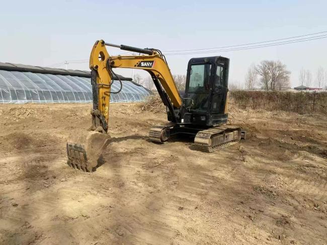 Used SANY SY55U Mini Excavator Good Condition Low Working Hours For Sale