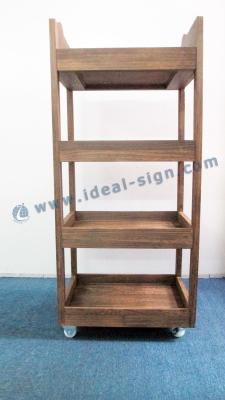 Cina scaffale di legno del vino di paulownia di 420 * di 300 * 915mm per Supermakets/negozio di vino in vendita