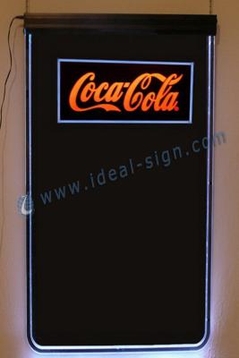 Cina Scrittoio principale fluorescente acrilico/bordo illuminato del menu con il logo della coca-cola in vendita