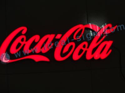 Cina La coca-cola di Expoxy della resina acrilica dell'hotel ha condotto l'OEM dell'interno del segno in vendita