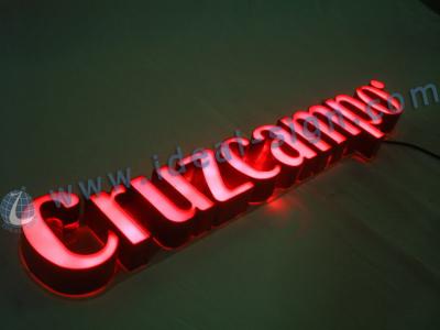 Cina Segno dell'interno della resina della lettera LED di parole per la pubblicità del club in vendita
