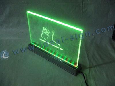 Cina Pannelli principali acrilici del segno di Bordo-Lit tagliati laser per la base di plastica di affari in vendita
