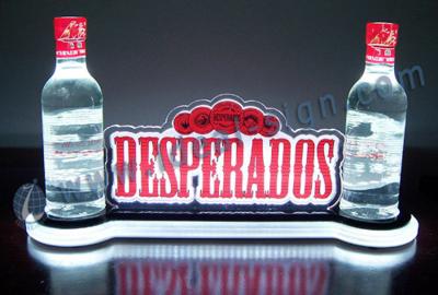 Cina Esposizione acrilica attraente della bottiglia del liquore con 32X8.5X12CM accesi principali in vendita