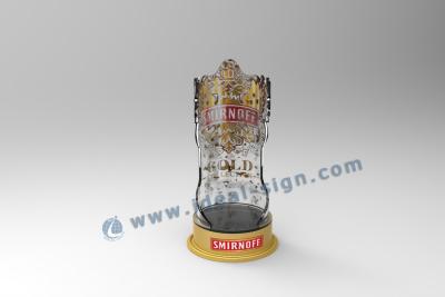 中国 OEM のアクリルは昇進/広告のためのアルコール飲料のびんの表示をつけました 販売のため