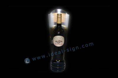 Cina Logo di alluminio di Embossment dell'esposizione della bottiglia del liquore del supporto/LED dell'esposizione della bottiglia di vino del metallo in vendita