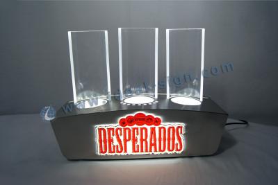中国 無法者の金属の明るい LED によってつけられるアルコール飲料のびんの表示高く 販売のため