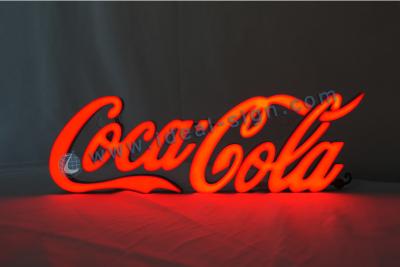 Cina Segno dell'interno della resina della lettera LED di parole della coca-cola per la pubblicità del club in vendita