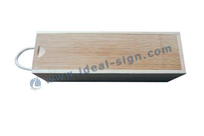 Cina Contenitori di regalo di legno del vino di paulownia riciclabile unici con stampa di seta di CYMK in vendita