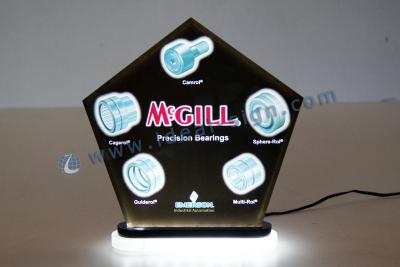 Cina Segno dell'interno di Bordo-Lit dell'acrilico LED, alta esposizione luminosa del contrassegno del taglio del laser in vendita
