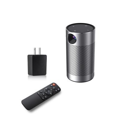China 854*480 Metaalhd DLP de Projector4400mah Batterij van Mini Wifi Smart Pico Projector Te koop