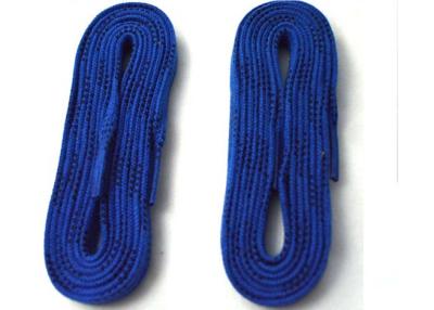 Cina L'anti hockey su ghiaccio abrasivo merletta la fibra intrecciata durevole, pizzi blu del pattino in vendita