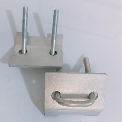 중국 OEM 고정된 은 직류 전기로 자극된 호스는 U 자형 볼트 도관 클램프 ISO9001을 고정시킵니다 판매용