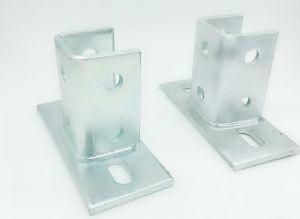 China 10 Ft. Zinc Plated Steel Strut Channel Fittings Base en venta