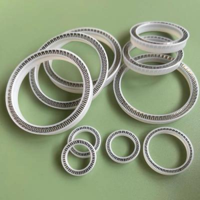 China PTFE PEEK Material Spring Energized Seals For Canned Equipment High Temp Resistance for sale