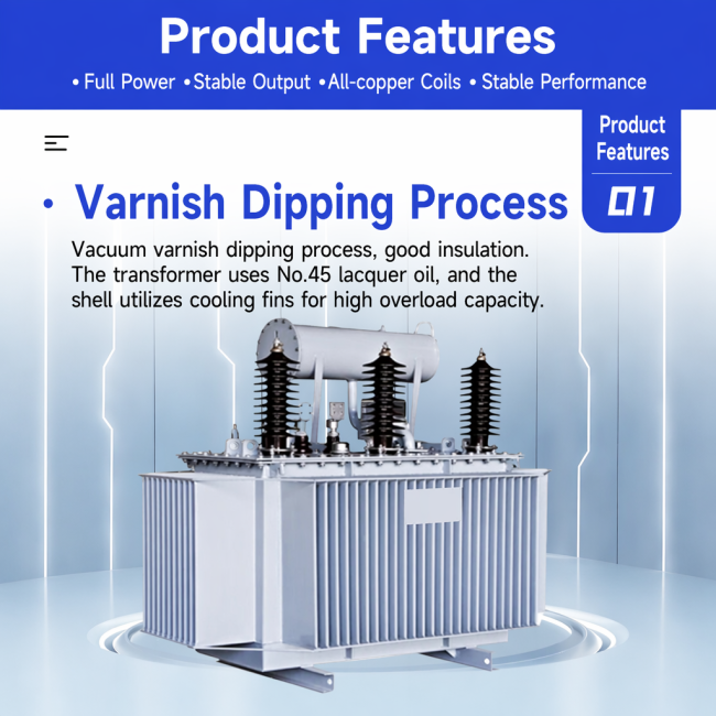 Fully sealed oil-immersed distribution transformer technical diagram