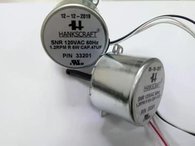 Cina il piccolo apparecchio della pubblicità 120v va in automobile 60/50hz 1,2 giri/min. per l'apparecchio di Househould in vendita