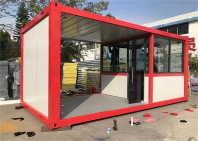 中国 20FTのプレハブの容器の家によって、金属の容器は商業使用が家へ帰ります 販売のため